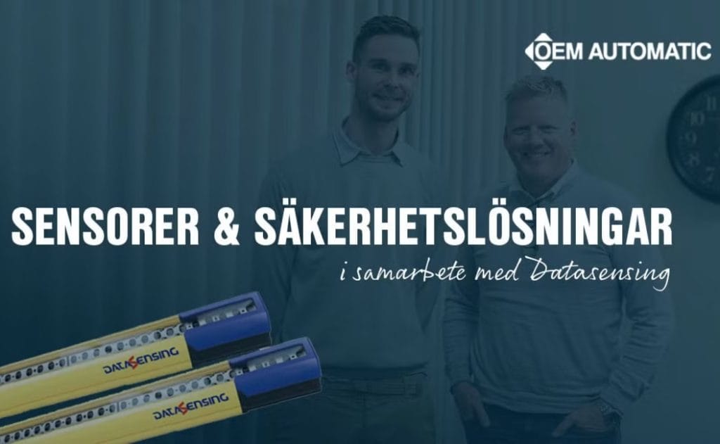 Sensorer och säkerhetslösningar från OEM Automatic - Leverantörer och nyheter